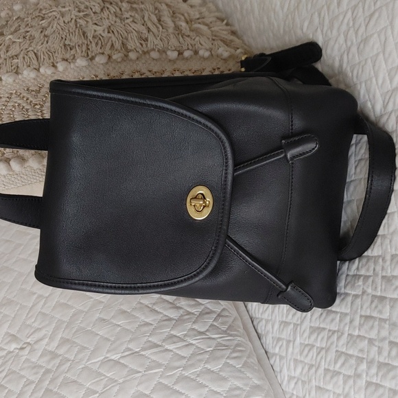 Coach | Bags | Coach Vintage Mini Black Daypack Backpack Mint 996 ...